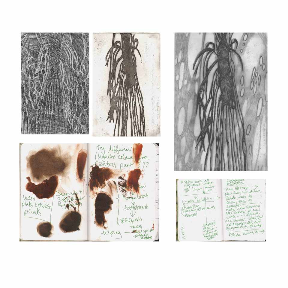 Experimental Printmaking – www.ribbonsandthreads.com